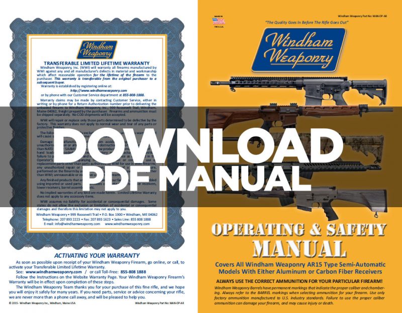 Owner Manuals - Windham Weaponry Inc.